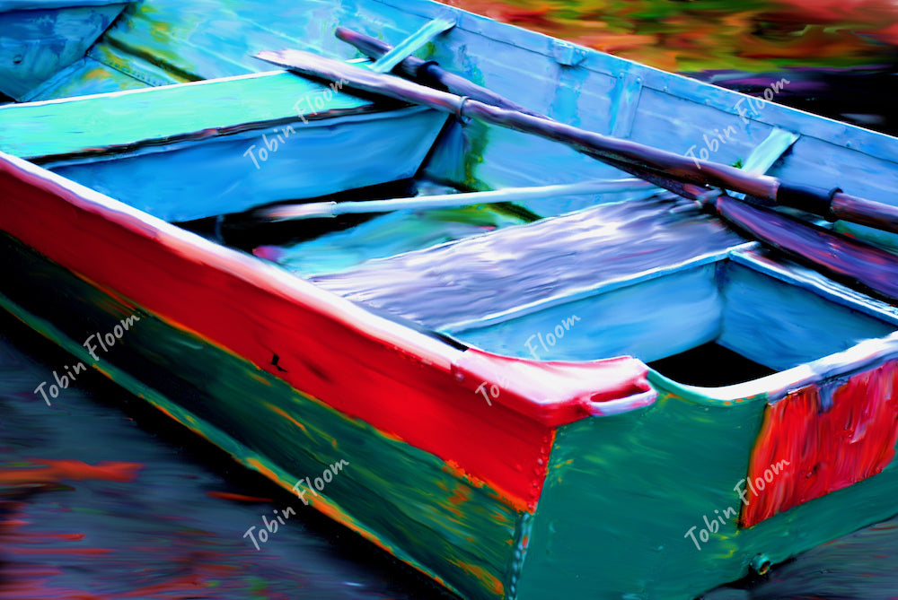 Painted Boat Corel – TOBIN FLOOM PHOTOGRAPHY